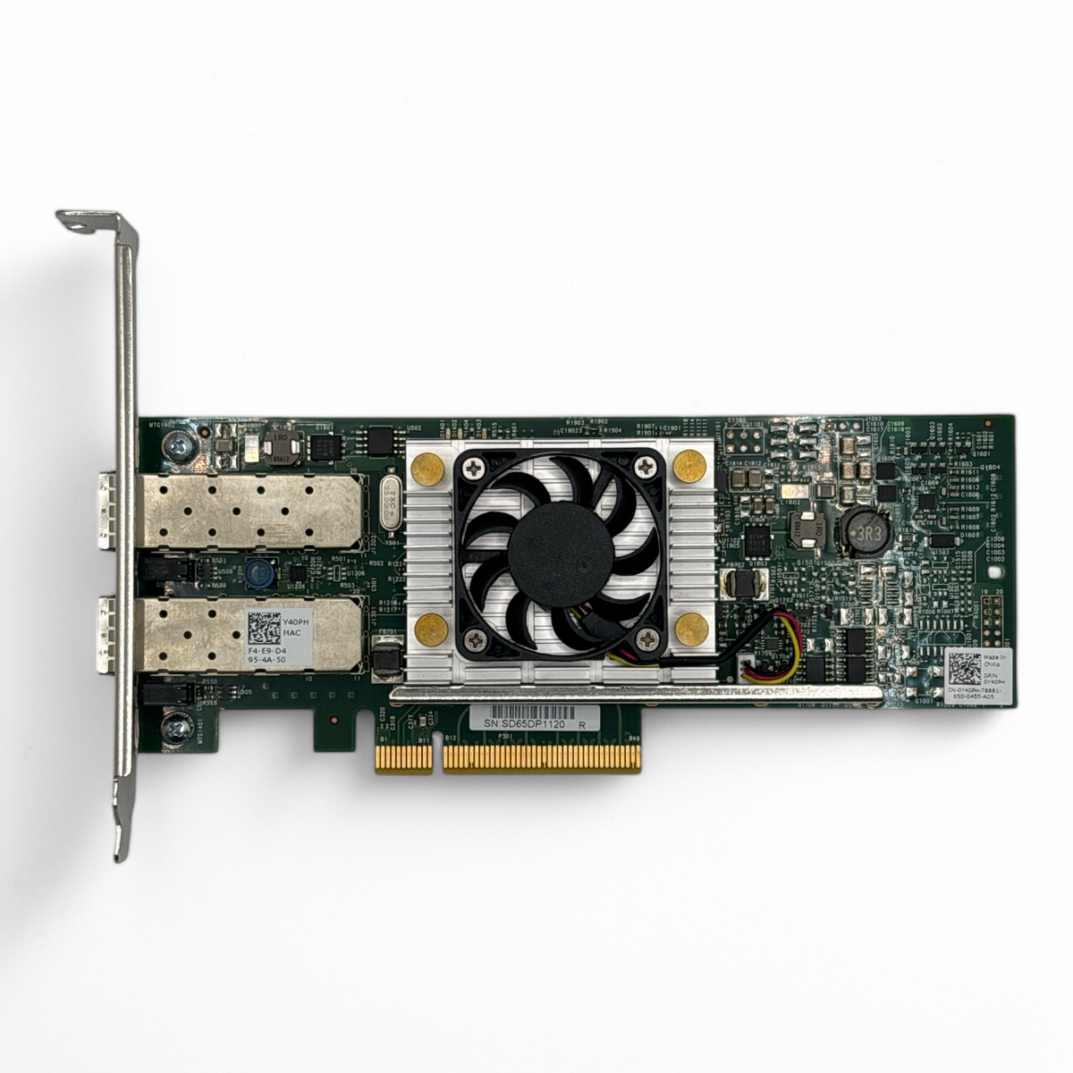 Dell Full Profile Broadcom 57810S 2 Port 10Gb/s CNA, DELL P/N: 0Y40PH ...